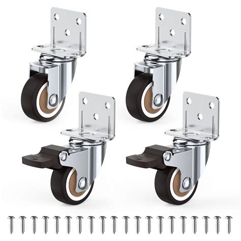 Holkie Side Mount Casters Wheels 125 Inch
