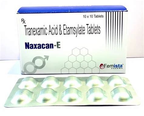 Tranexamic Acid And Etamsylate Tablets At Box Gynae Pcd Pharma Franchise In Panchkula