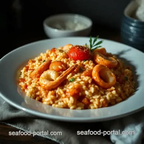 Rich And Flavorful Seafood Risotto Tomato My Favorite