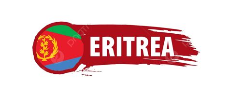 Vector Illustration Of The Eritrean Flag Against A White Background Vector Isolated State Vector Illustration Of The Eritrean Flag Against A White Background Vector Isolated State