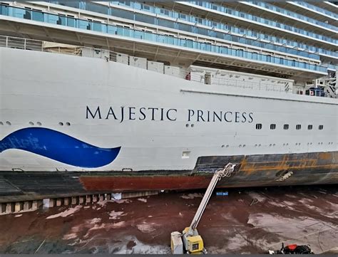 Photos Of The Majestic In Dry Dock Princess Cruises Cruise Critic