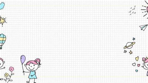 免費線網格六一兒童節純色卡通ppt背景下載 Slidesdocs