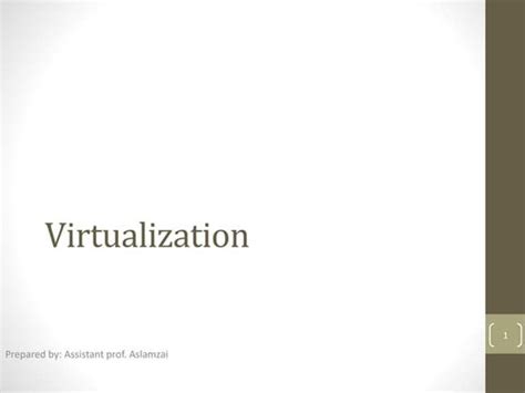 Virtualization In Cloud Computing Pptx