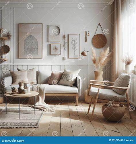 Zen Inspired Minimalist Bed Render With Earth Tone Palette And Japonism