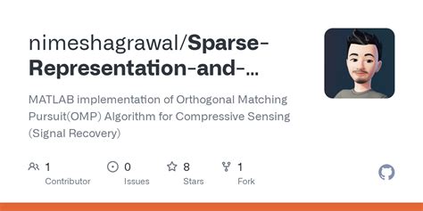Github Nimeshagrawalsparse Representation And Compressive Sensing Matlab Implementation Of