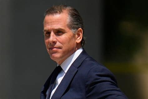 Hunter Biden Fils Du Président Des Etats Unis Inculpé Au Niveau