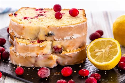 Lemon Cranberry Bread Bake Eat Repeat