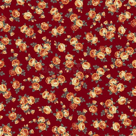Cute Rose Pattern Perfect For Textile Patterns Stock Vector
