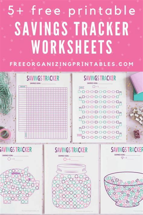Free Printable Savings Tracker
