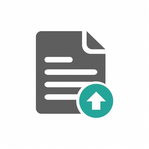 Arrow Document File Up Upload Icon Download On Iconfinder