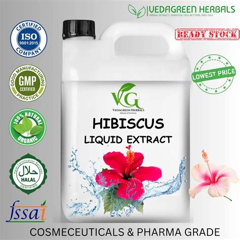 Hibiscus Liquid Extract At Rs 375kg Roselle Extract In New Delhi