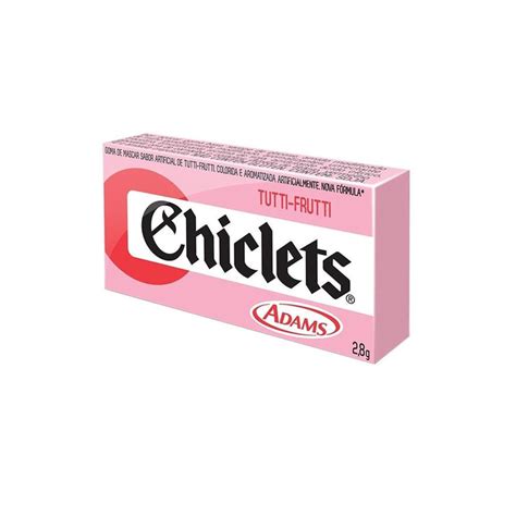Chiclete Chiclets Tutti Frutti 1 Unidade