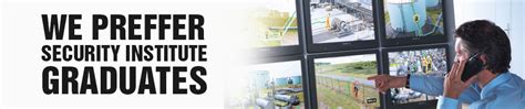 Security Jobs Security Institute