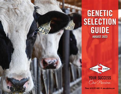 Genetic Selection Guide August 2023 By Select Sires Issuu