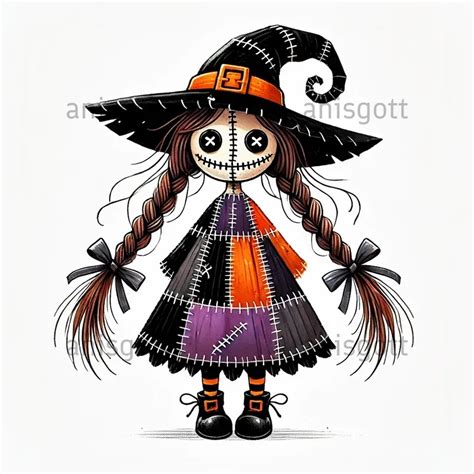 Spooky Patchwork Doll Cliparts Dall·e Prompt Promptbase