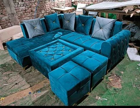 9 Seater Blue Sofa Set At ₹ 32000set In Kanpur Id 2853982067233