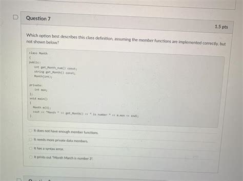 Solved Question 1 1 5 Pts Which Of The Following Hides The