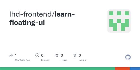 GitHub Lhd Frontend Learn Floating Ui