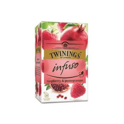 Twinings Infuso Raspberry And Pomegranate Flavor 20 Pcs Shelhealth
