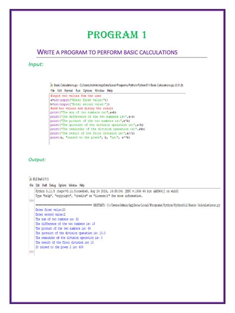 Pandas Program Pdf Finance And Money Management Computers