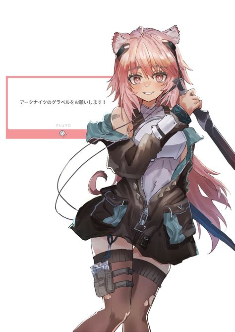 Kayoru Higasa Gravel Arknights Infection Monitor Arknights Arknights Commentary Request