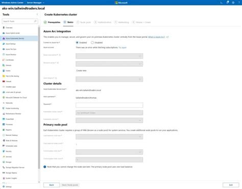 Set Up A Single Node Aks Cluster On Windows Server On Premises Thomas