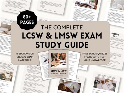 The Complete LCSW Study Guide LMSW Study Guide ASWB Exam Etsy