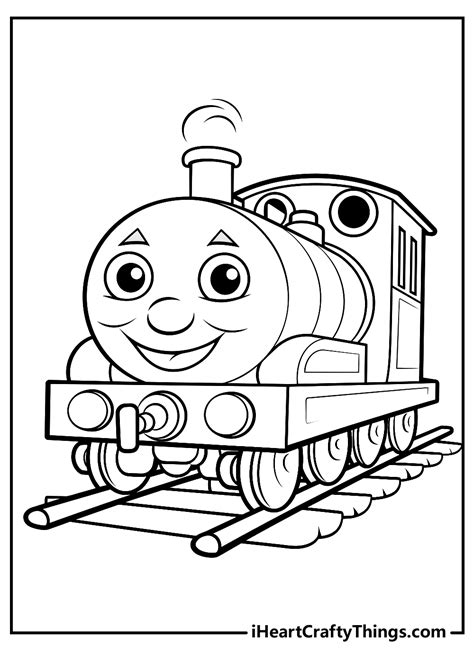 Thomas Train Clip Art Black And White