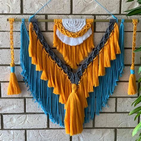 Colourful Macramé Wall Hanging Mr Knotty