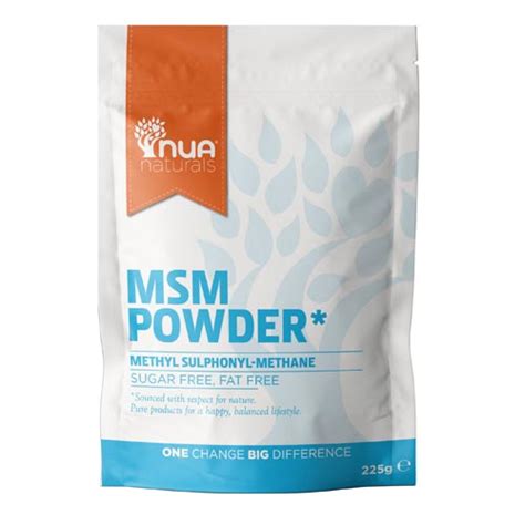 Nua Naturals Msm Powder 225g Health Matters