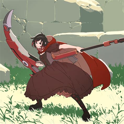 Ruby Rose Rwby Drawn By Bata Rou Danbooru
