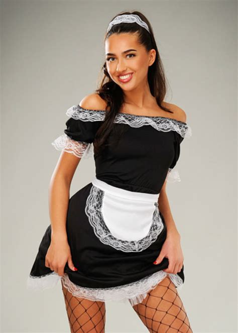 Womens French Maid Costume EF 2126 Struts Party Superstore
