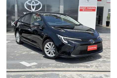 2025 Toyota Corolla Sx Hybrid In Black Used Sedan Stock 113344
