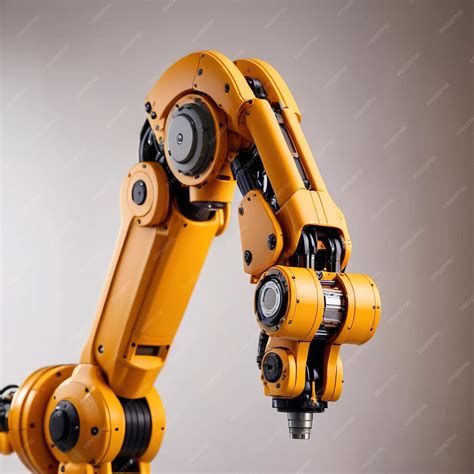 Premium Photo Industrial Robotic Arm For Automated Manufacturing In A Moden High Tech