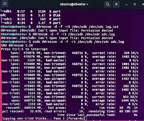 Logging What Does Ddrescue Logfile Indicate Super User
