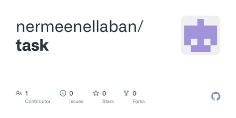 GitHub Nermeenellaban Task