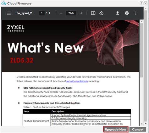 Firewall [usg Atp Vpn] How To Update Upgrade Firmware On Usg Atp Vpn Zyxel Support Campus Emea