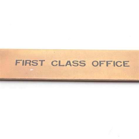 First Class Office Cast Brass Wall Mount Coat Hanger Ebth