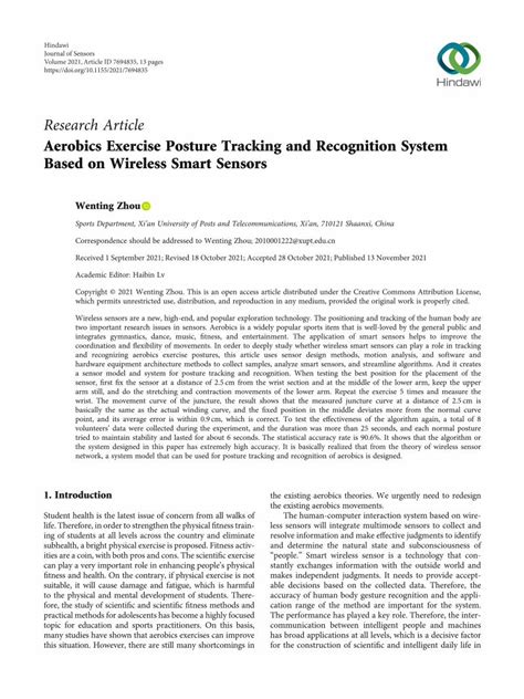 PDF Aerobics Exercise Posture Tracking And Recognition System DOKUMEN TIPS