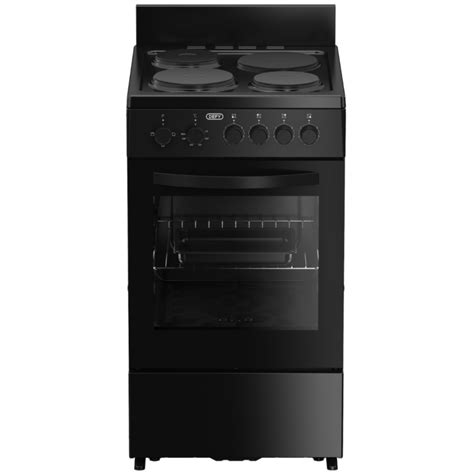 Defy 4 Plate Compact Stove Black Fc Dss554 Hirschs