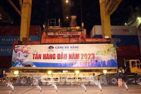 Cảng Đà Nẵng đón tấn hàng đầu năm mới