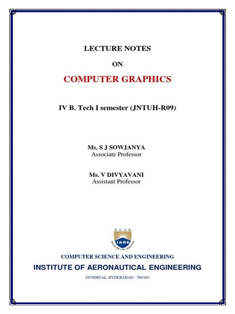 An Insightful Overview Of Computer Graphics Fundamentals And