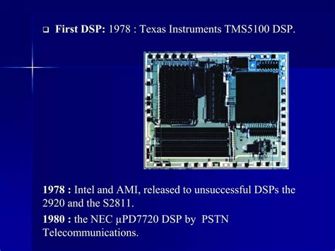 Digital Signal Processors DSP S PPTX