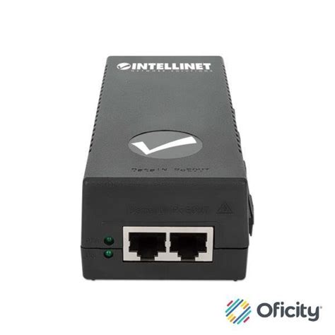 Inyector Intellinet Ultra Poe Gigabit 60w Negro Oficity