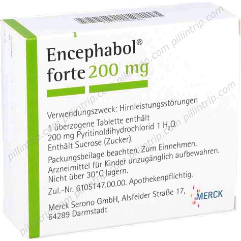 Encephabol Forte Usos Efectos Secundarios Interacciones Dosis
