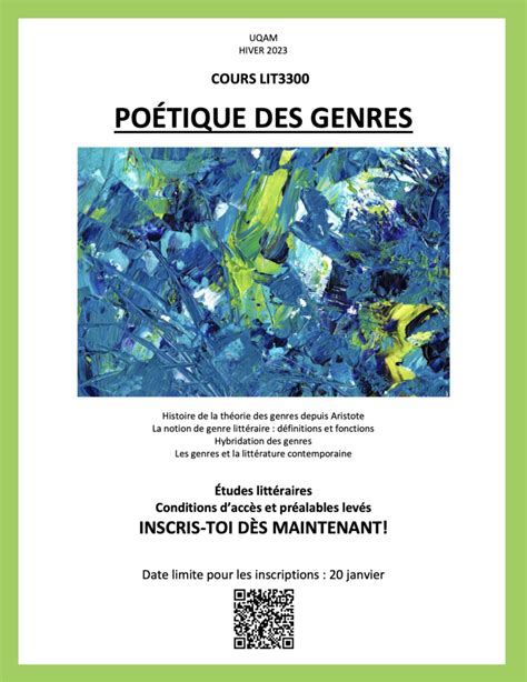 Promo Inscription 1er Cycle Trimestre Hiver 2023 En Vedette 3 Cours Maintenant