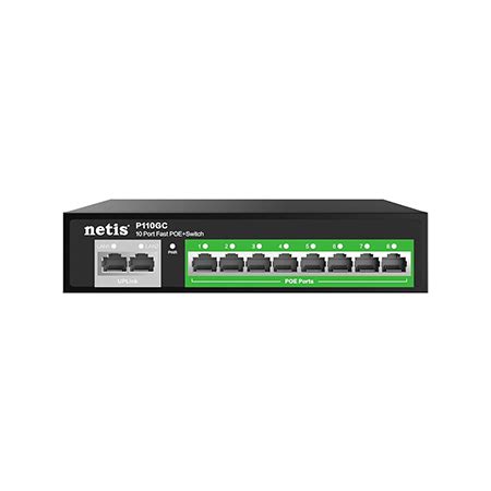 Netis P GC GE Gigabit PoE Switch And GE Gigabit Uplink