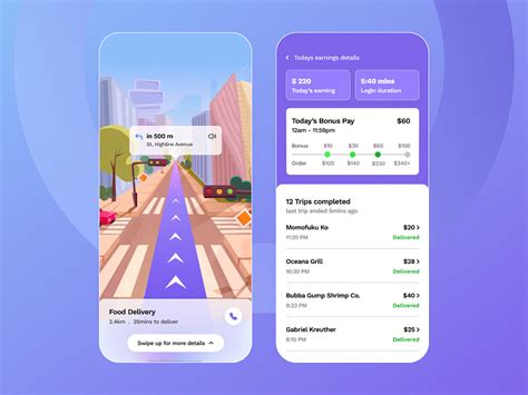 Driver App Designs Themes Templates And Downloadable Graphic Elements