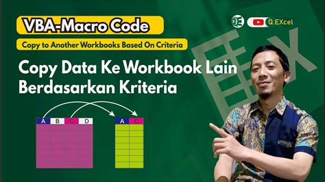 VBA Macro Copy Data Ke Workbooks Lain Berdasarkan Kriteria YouTube