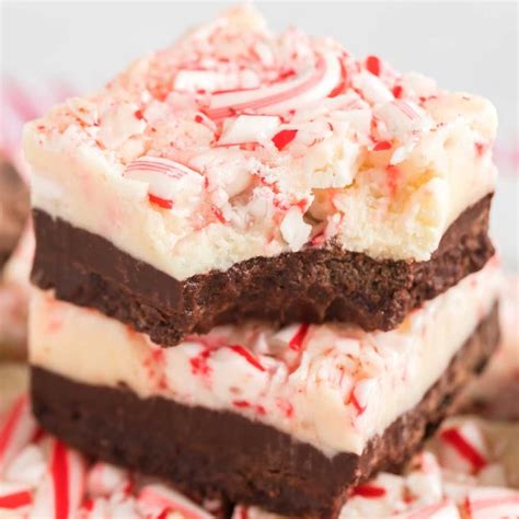 Layered Peppermint Fudge Pass The Dessert